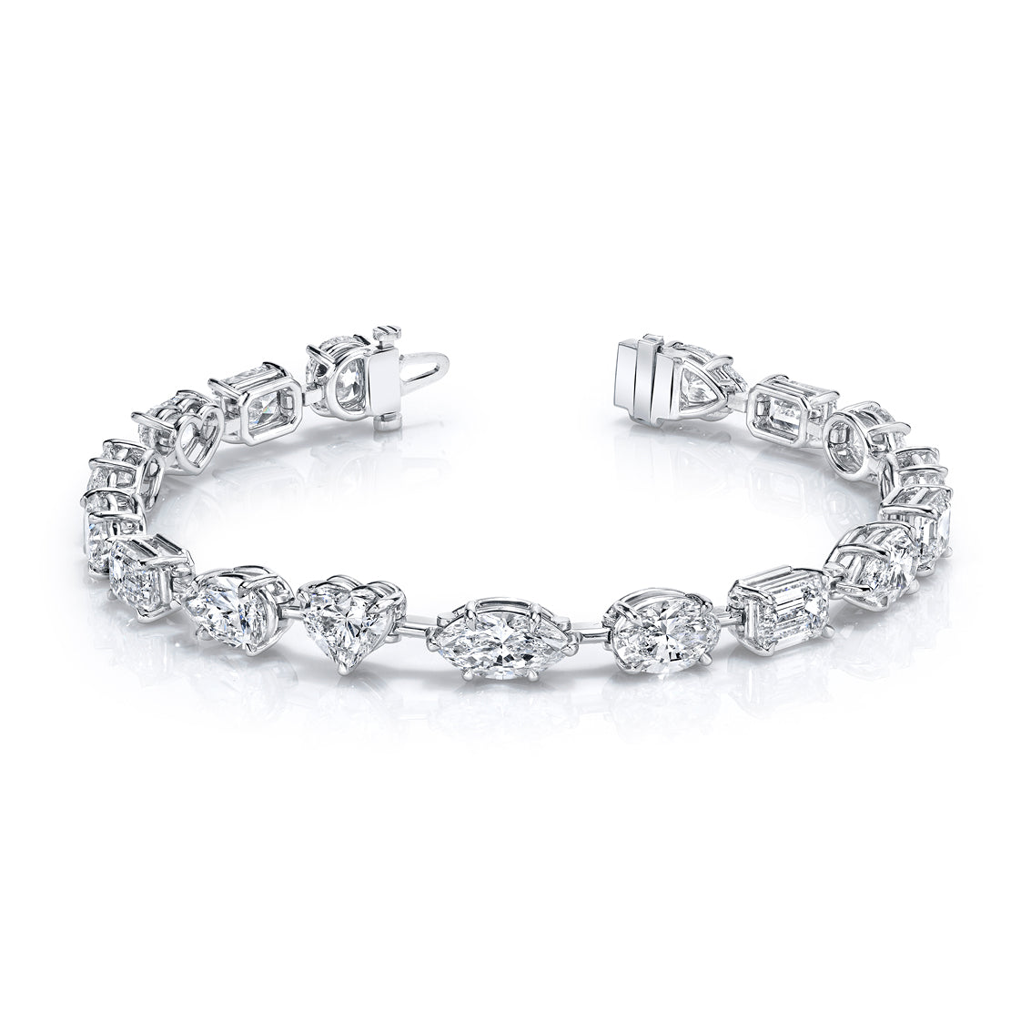 Multi-Shape Classic Diamond Bracelet