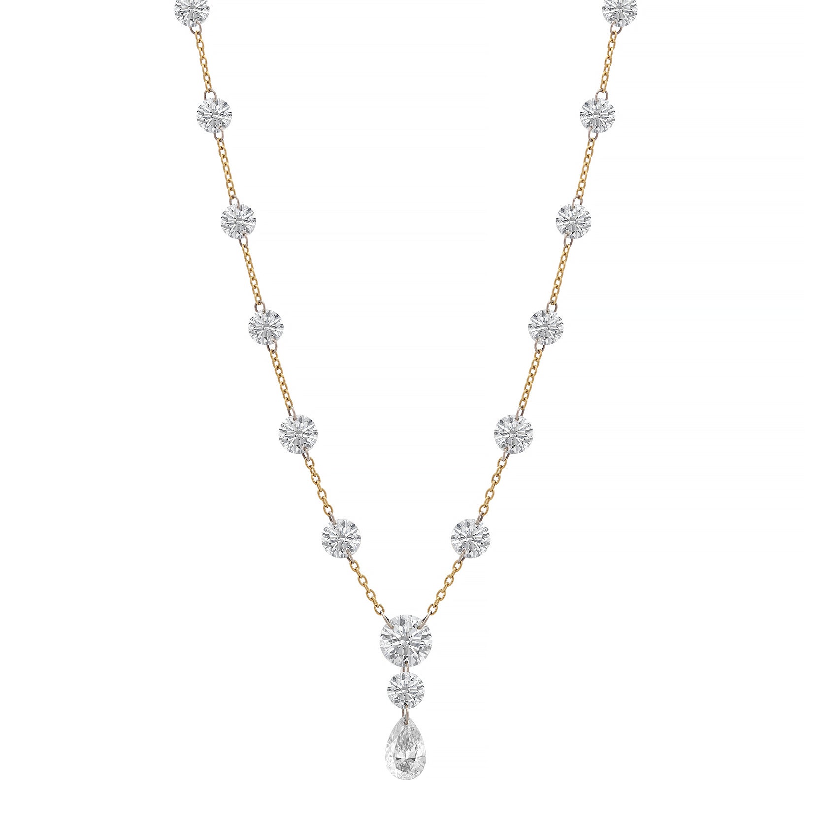 Multi-Stone Diamond Necklace